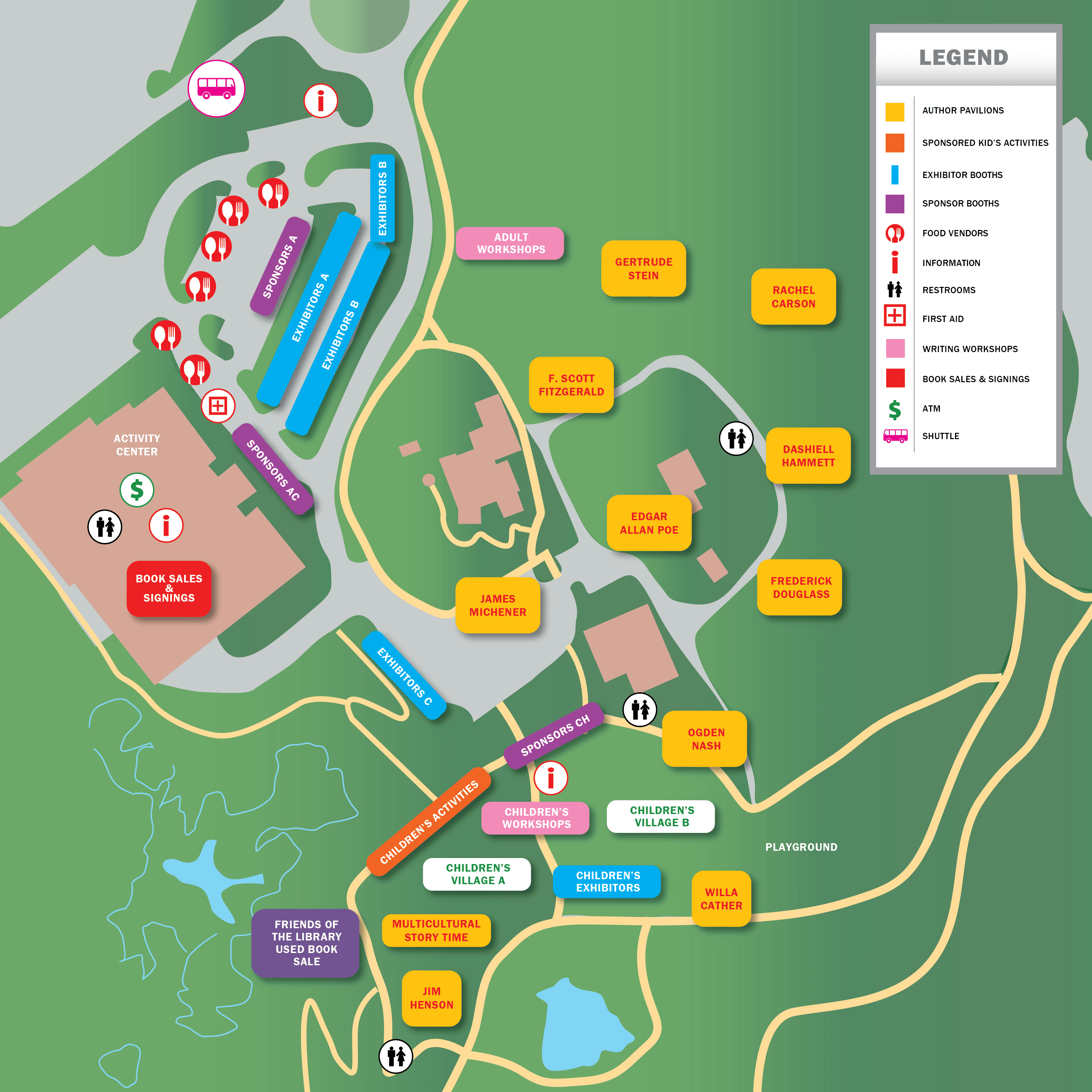 Directions and Parking - Gaithersburg Book Festival
